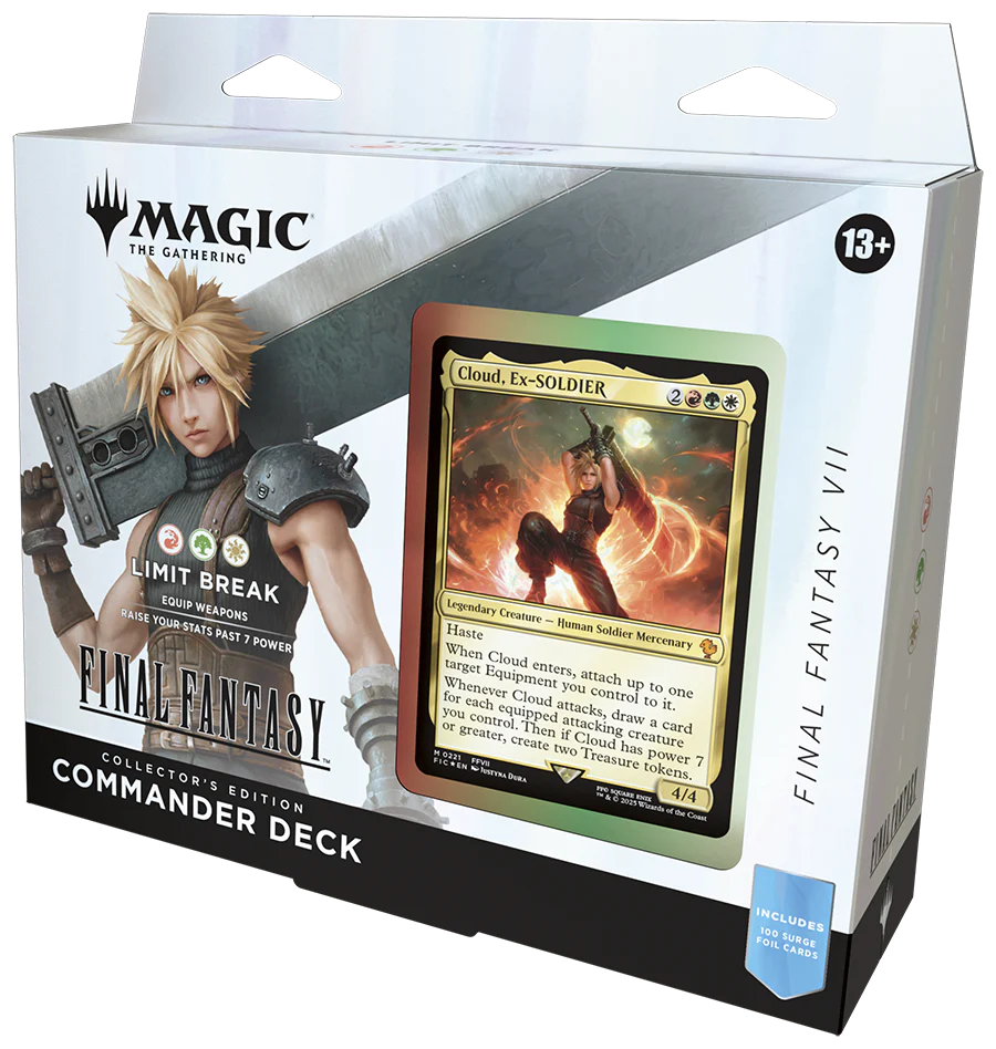 FINAL FANTASY Commander Deck - FINAL FANTASY VII Limit Break - Command ...